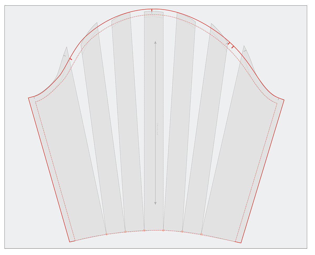 ISSUE 27 - Adding and removing fullness from a sleeve cap — In the Folds