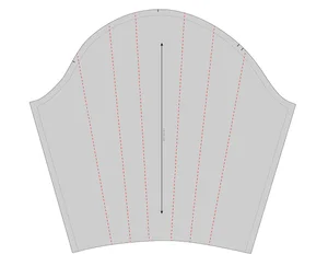 ISSUE 27 - Adding and removing fullness from a sleeve cap — In the Folds