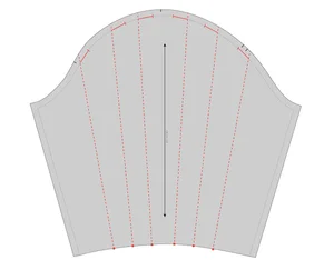 ISSUE 27 - Adding and removing fullness from a sleeve cap — In the Folds