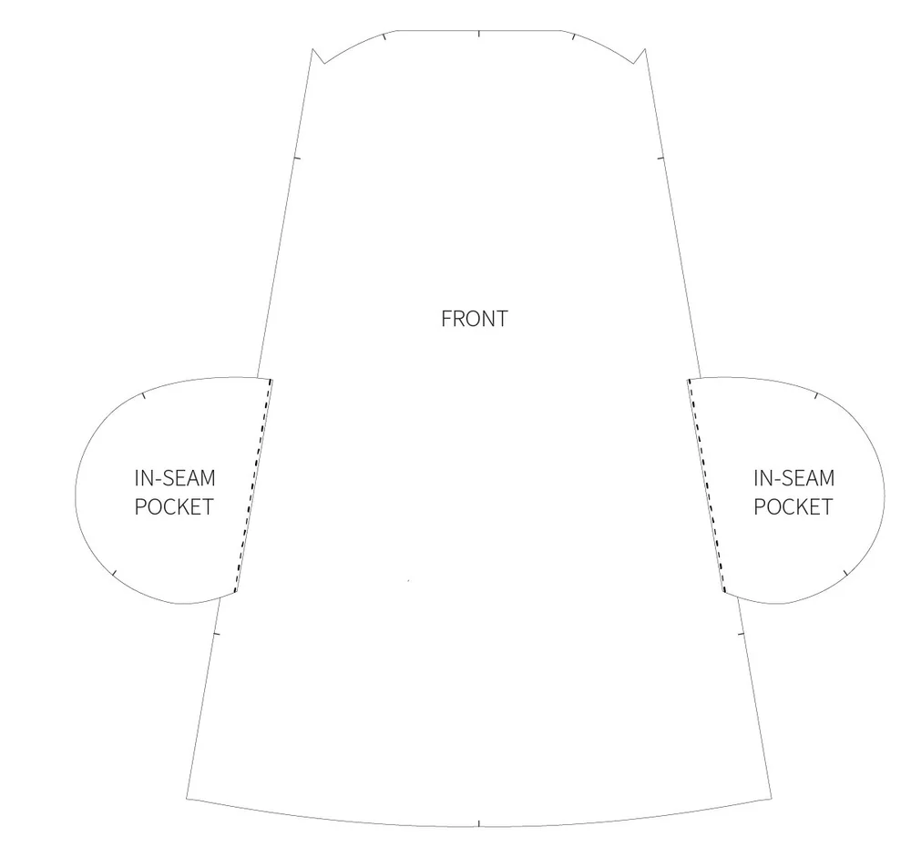 ISSUE 35 - How to sew in-seam pockets with French seams — In the Folds