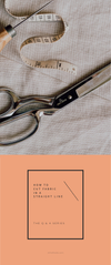 How to cut fabric in a straight line — In the Folds