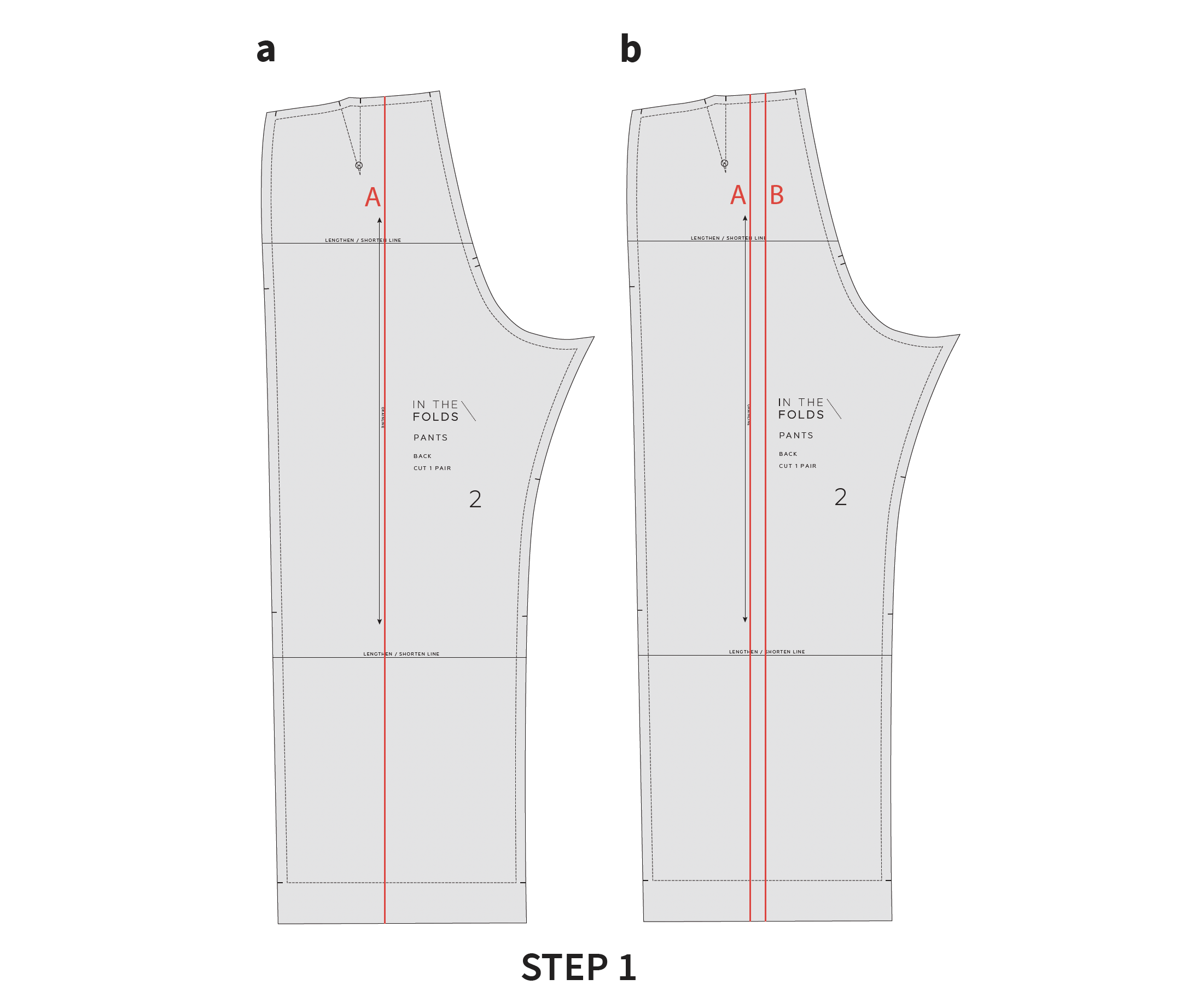 How to do a flat butt adjustment — In the Folds