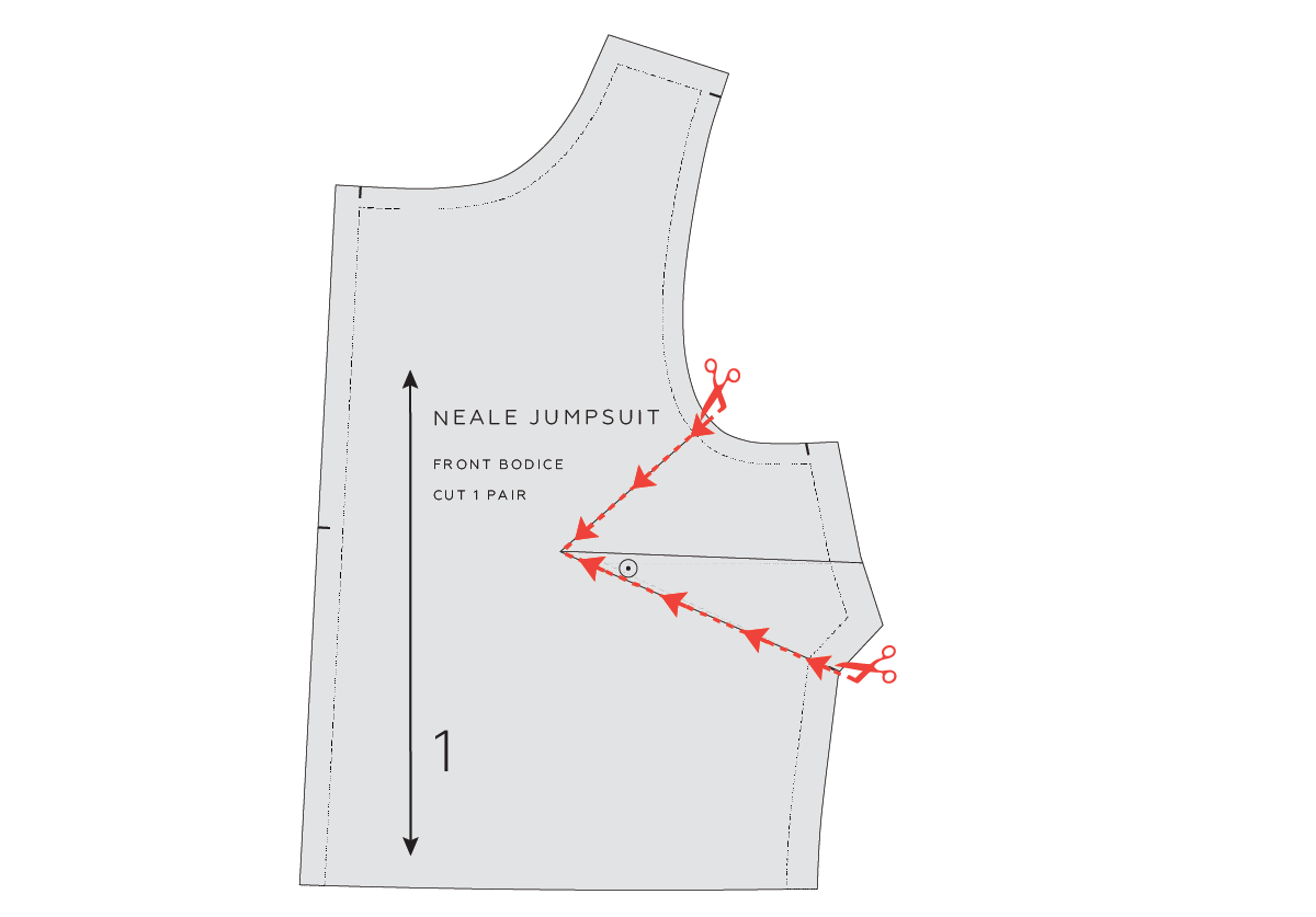 ISSUE 121 - HOW TO MOVE BUST DARTS ON A PATTERN — In the Folds