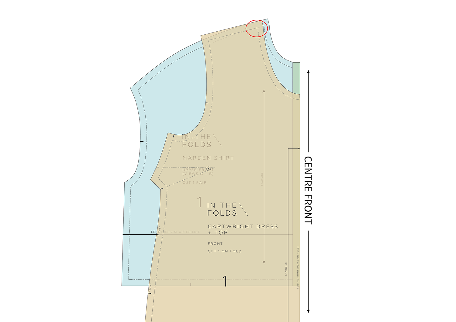 How to alter a dropped shoulder to set-in sleeve — In the Folds