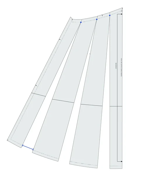 ISSUE 93 - Add to or remove fullness from a skirt pattern — In the Folds