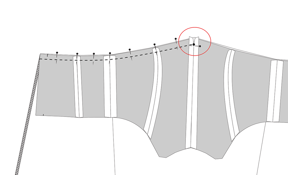 How to remove panel lines from patterns — In the Folds