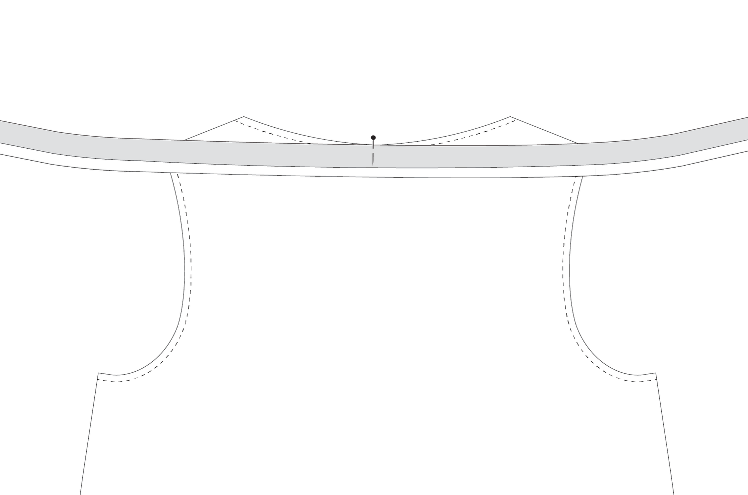 How to sew bias binding on a V-neck — In the Folds