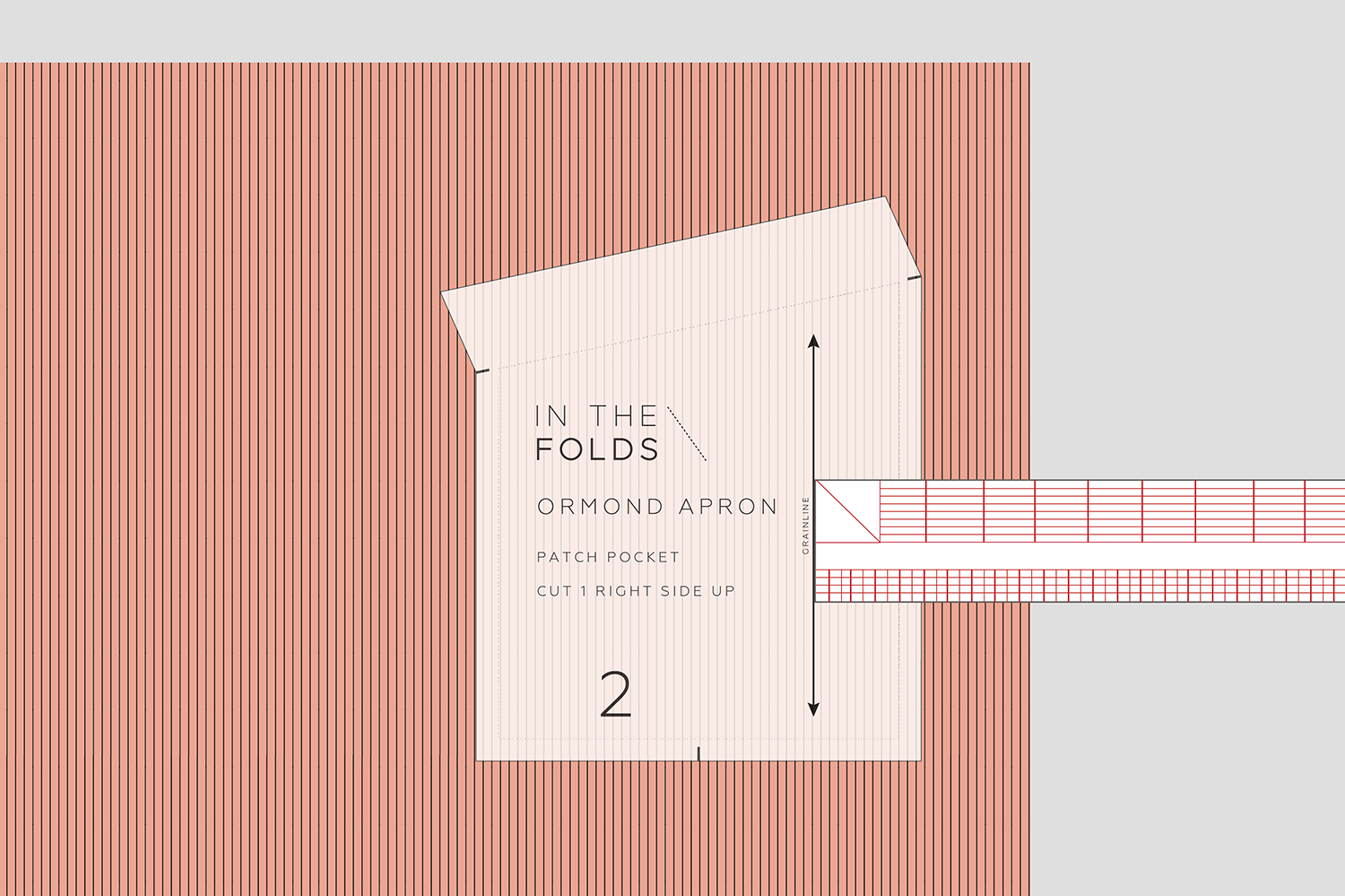 How to cut fabric in a straight line — In the Folds