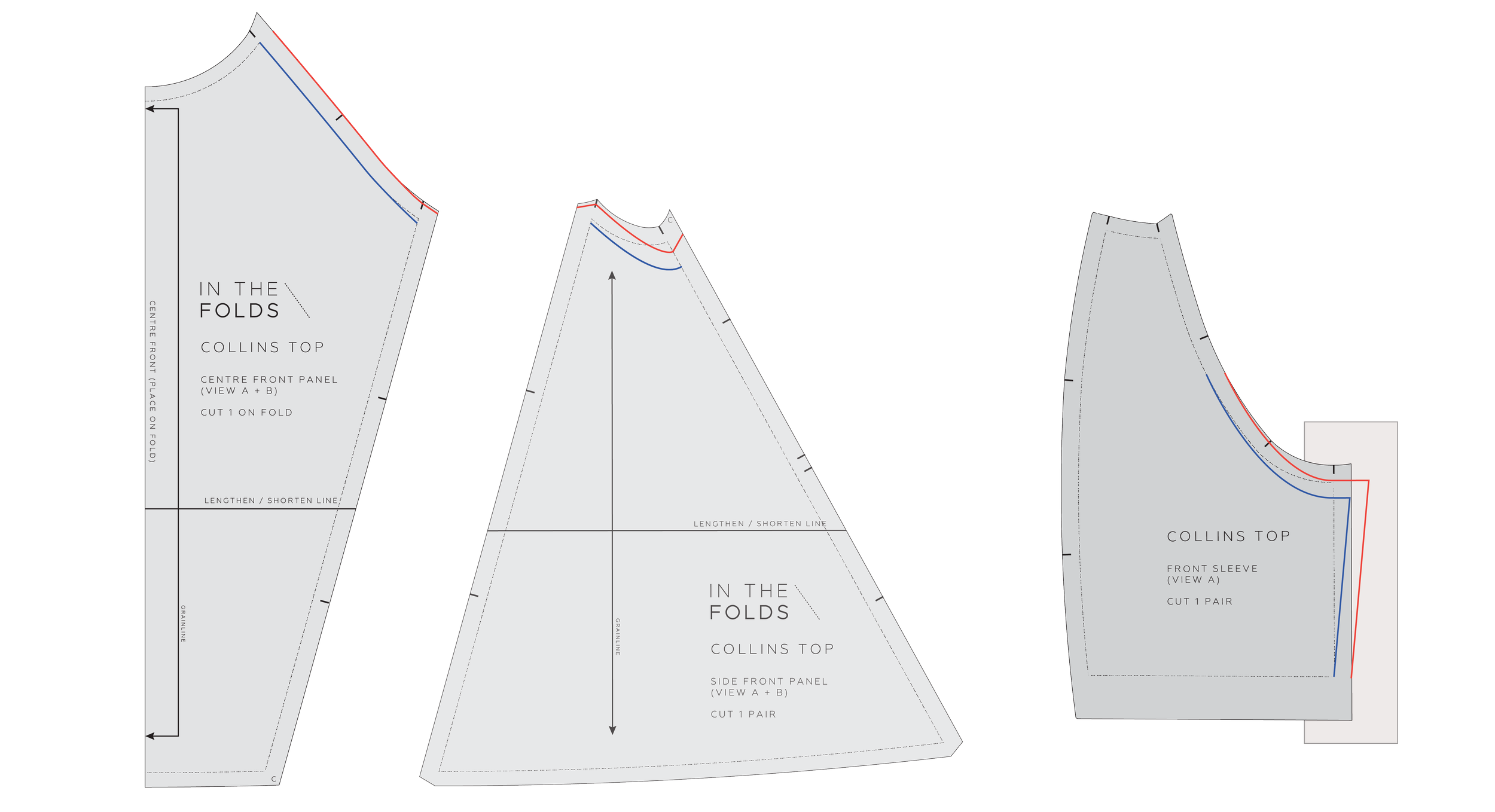 How to lower the Collins top armhole (View A) — In the Folds