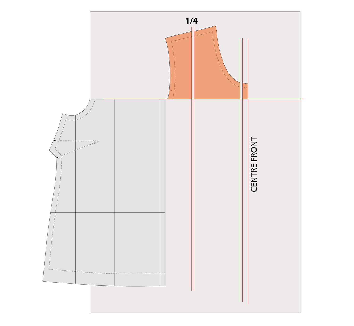 The basics of grading patterns: slash and spread — In the Folds