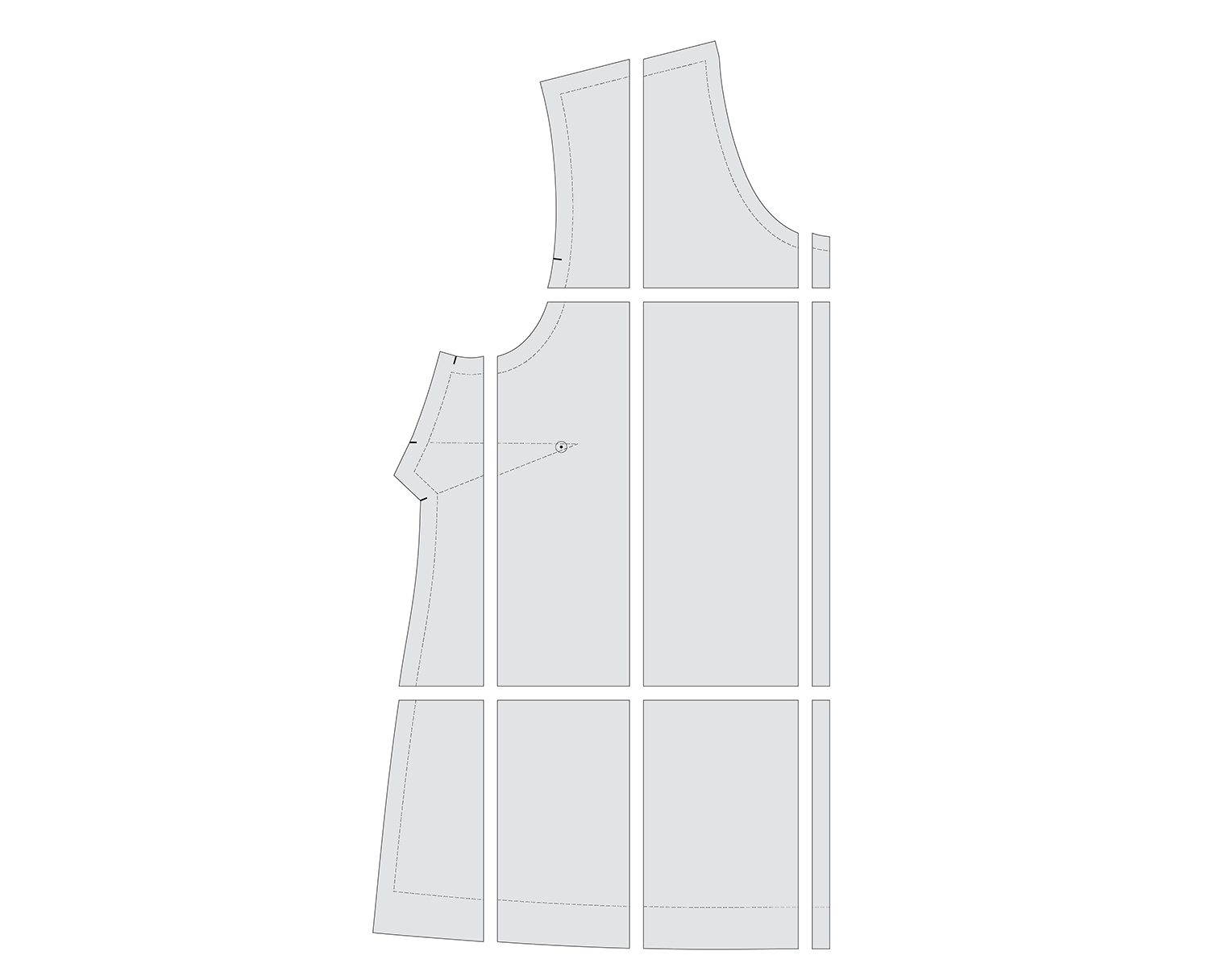 The basics of grading patterns: slash and spread — In the Folds