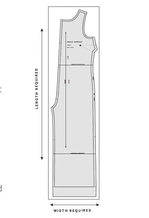 How to figure out fabric requirements when drafting — In the Folds