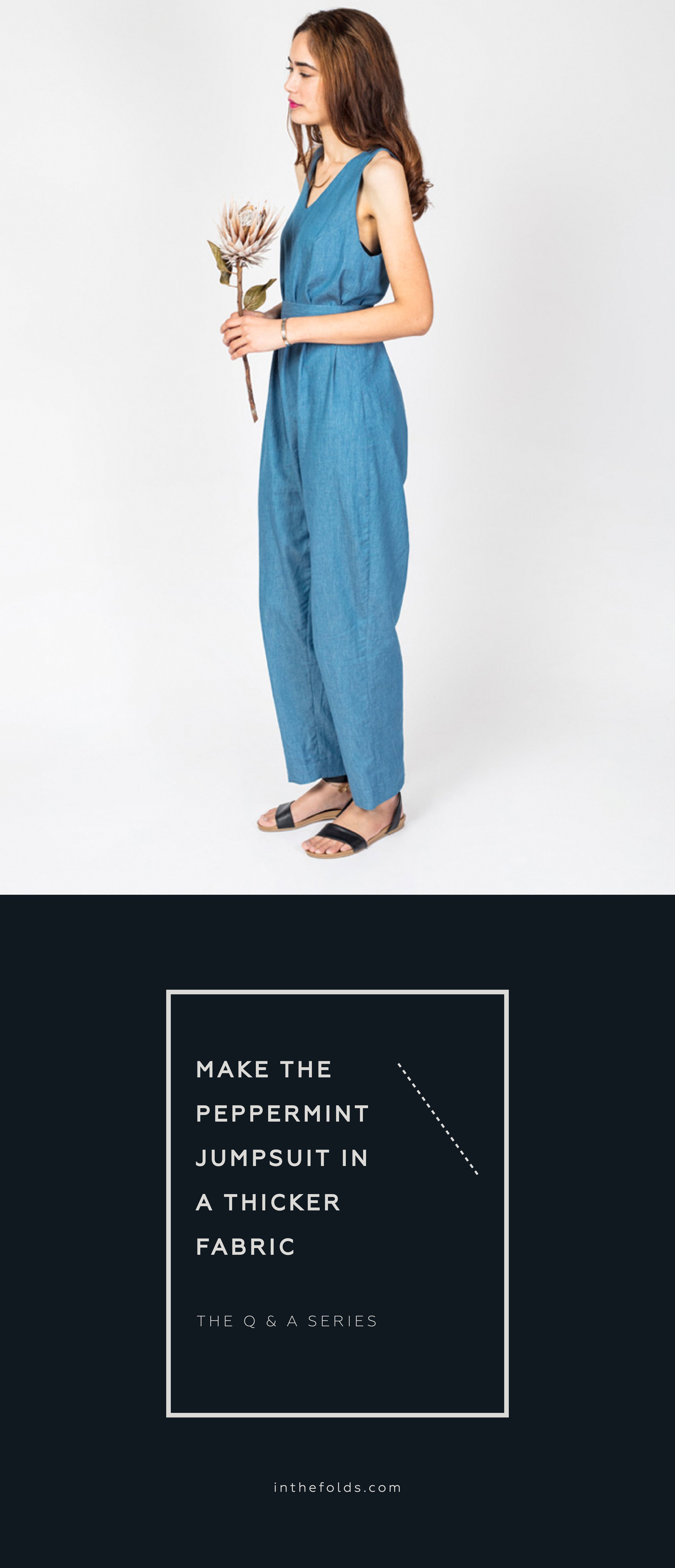 ISSUE 73 - Making the Peppermint jumpsuit in a thicker fabric — In the ...