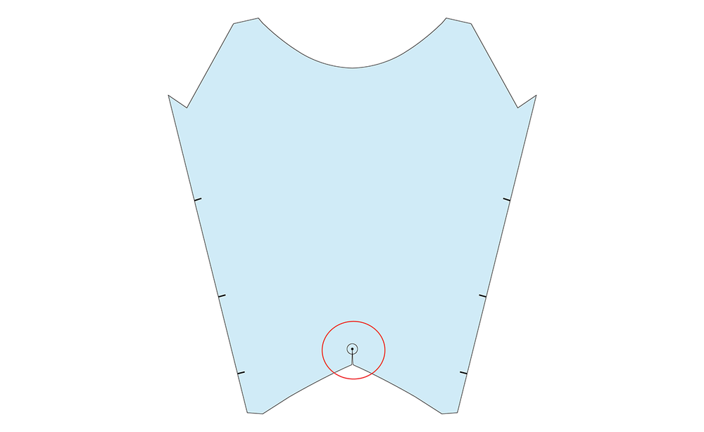 How to remove panel lines from patterns — In the Folds