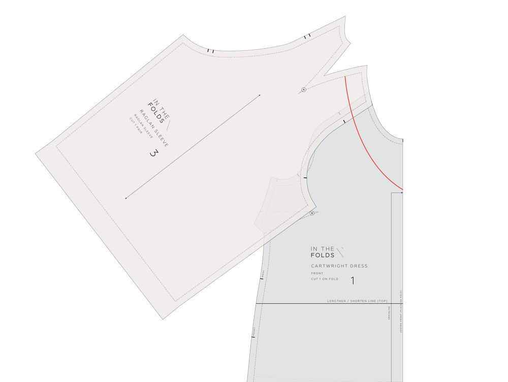 How to alter a raglan neckline — In the Folds