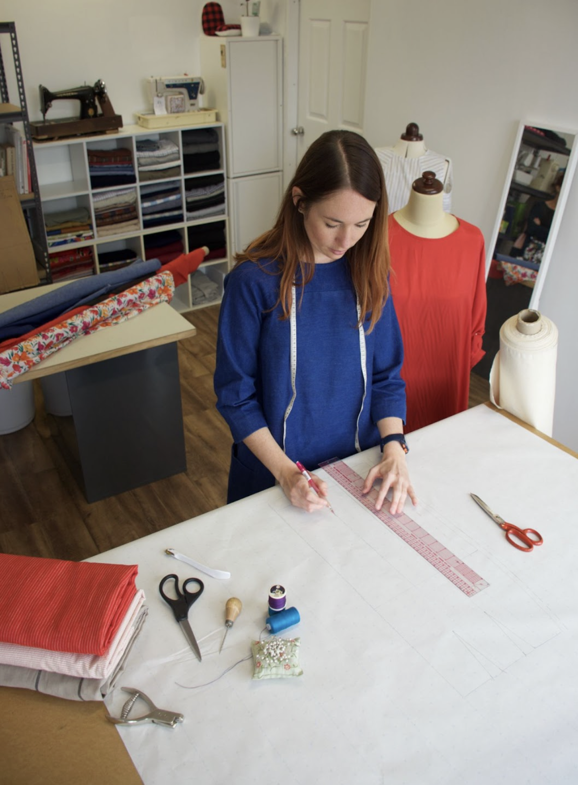 Behind the Scenes: Emily's sewing studios — In the Folds