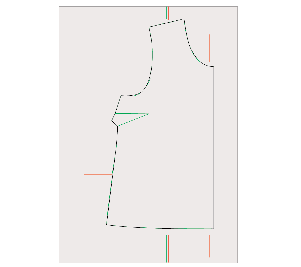 ISSUE 166 - THE BASICS OF GRADING PATTERNS: PART TWO — In the Folds