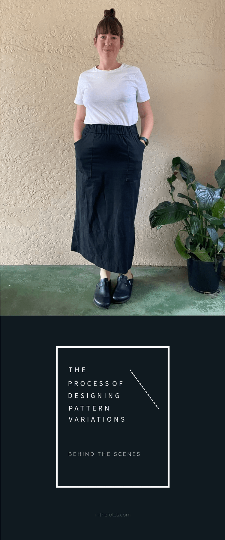 The sewing pattern variation design process — In the Folds
