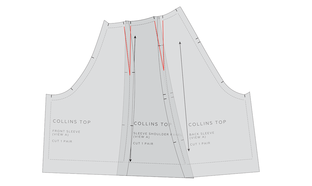 How to line the Collins top — In the Folds