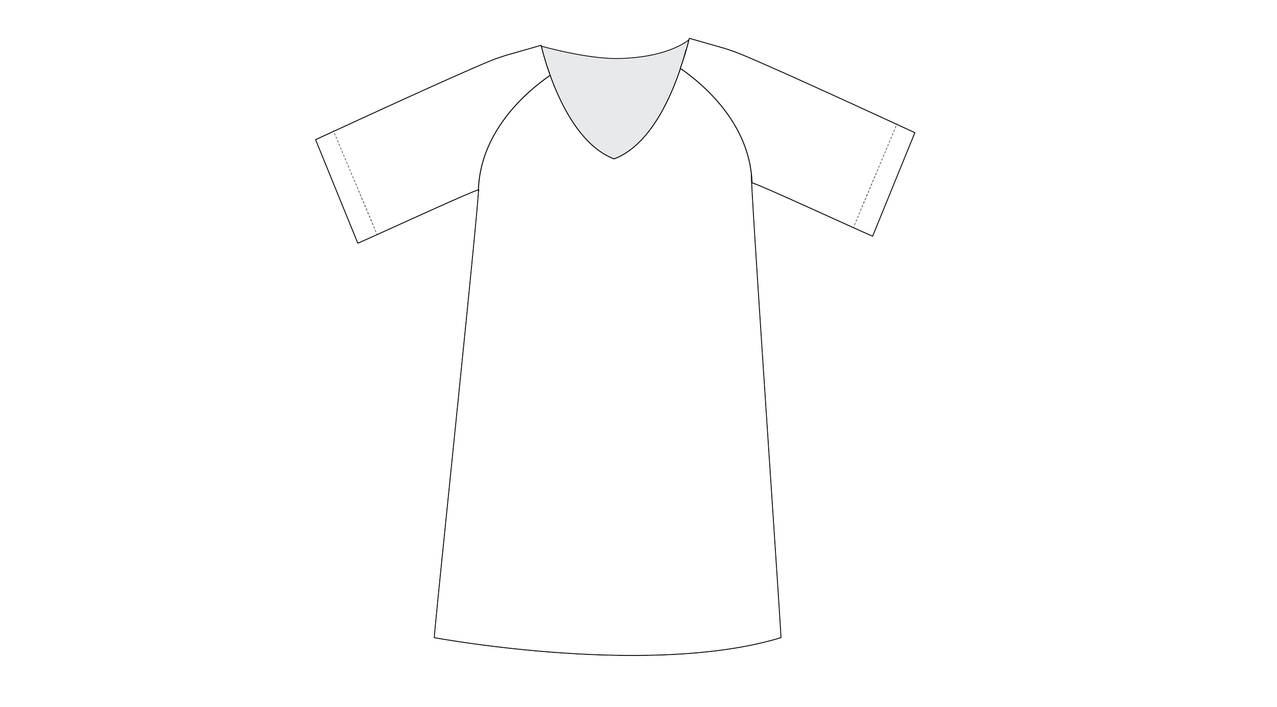 How to alter a raglan neckline — In the Folds