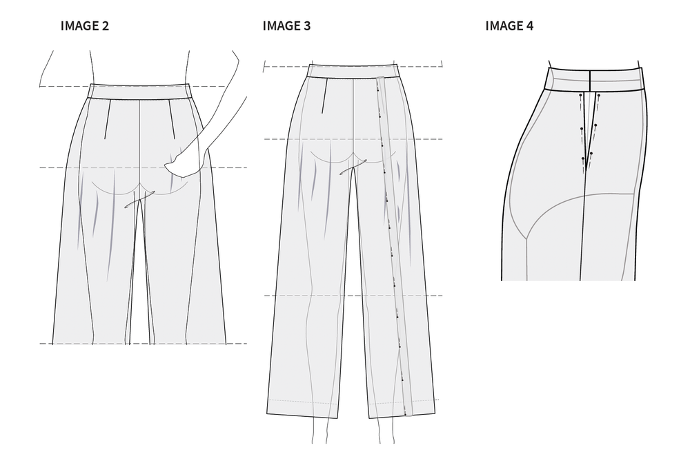 How to do a flat butt adjustment — In the Folds