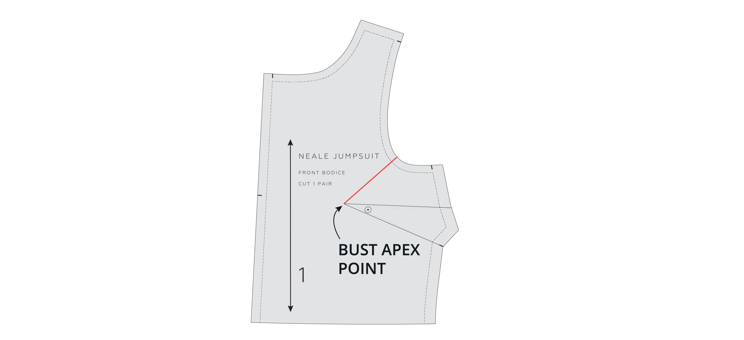 ISSUE 78 - Rotating a dart on a bodice — In the Folds