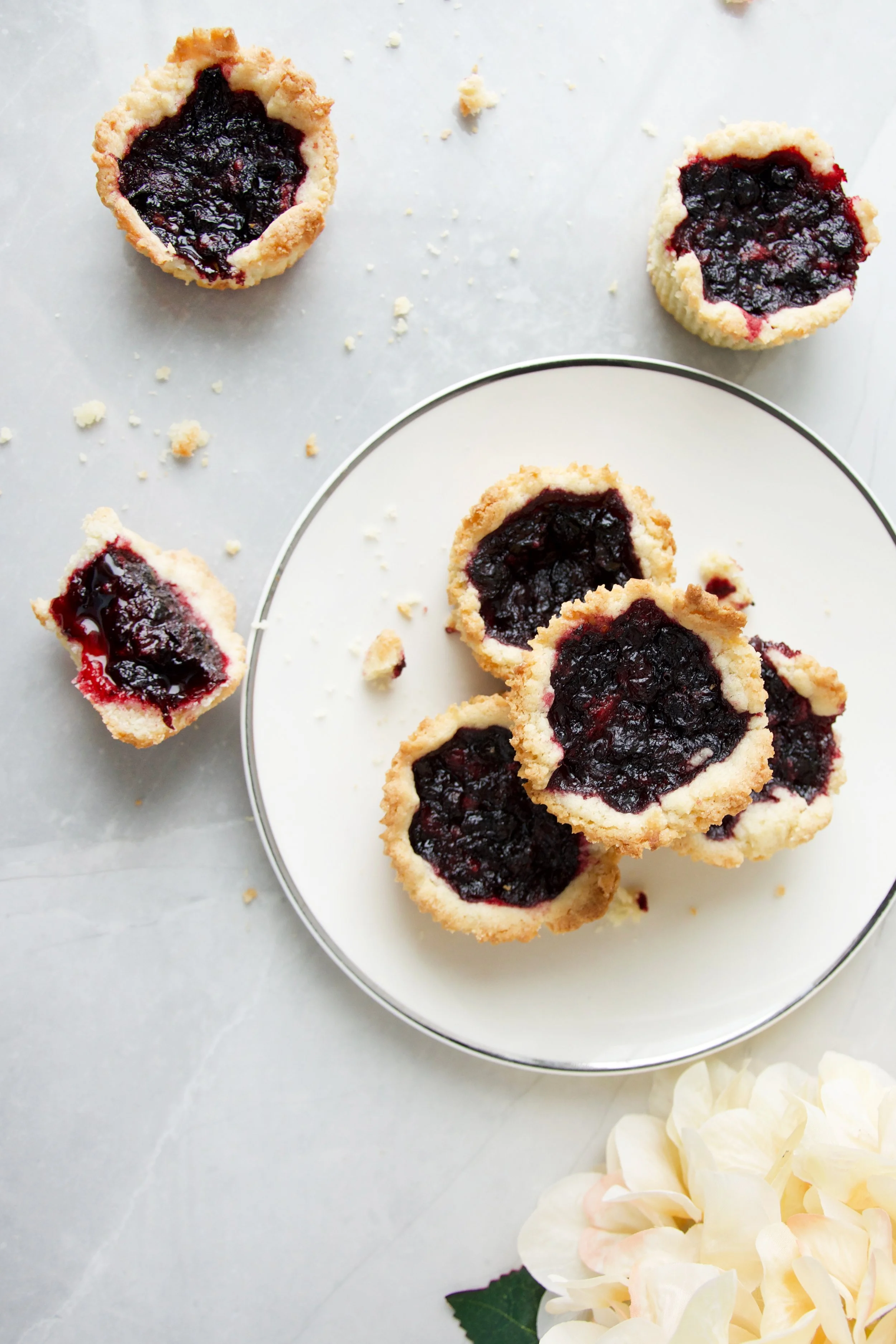 Simple Haskap Tart — Rosy Farms