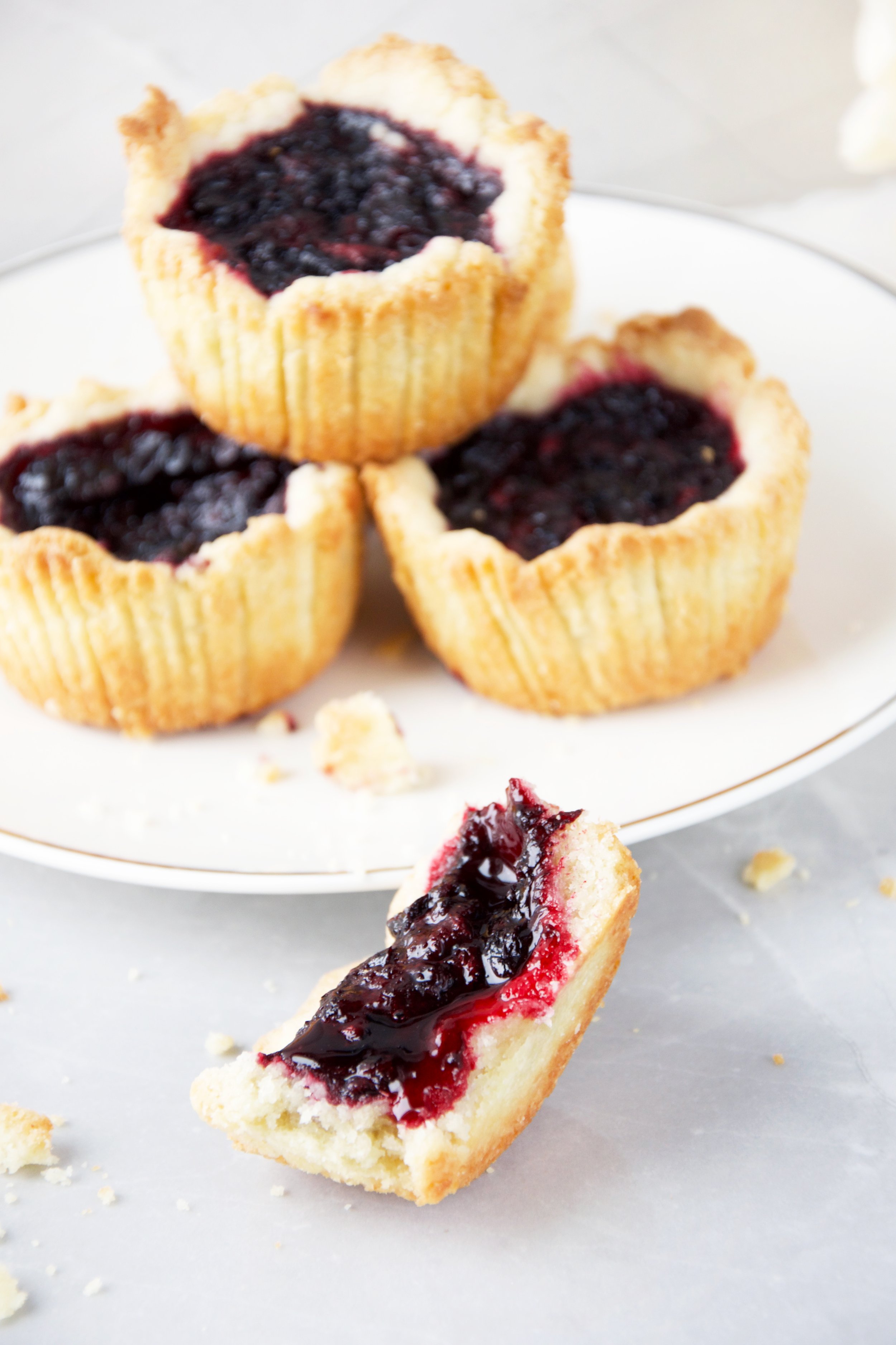 Simple Haskap Tart — Rosy Farms