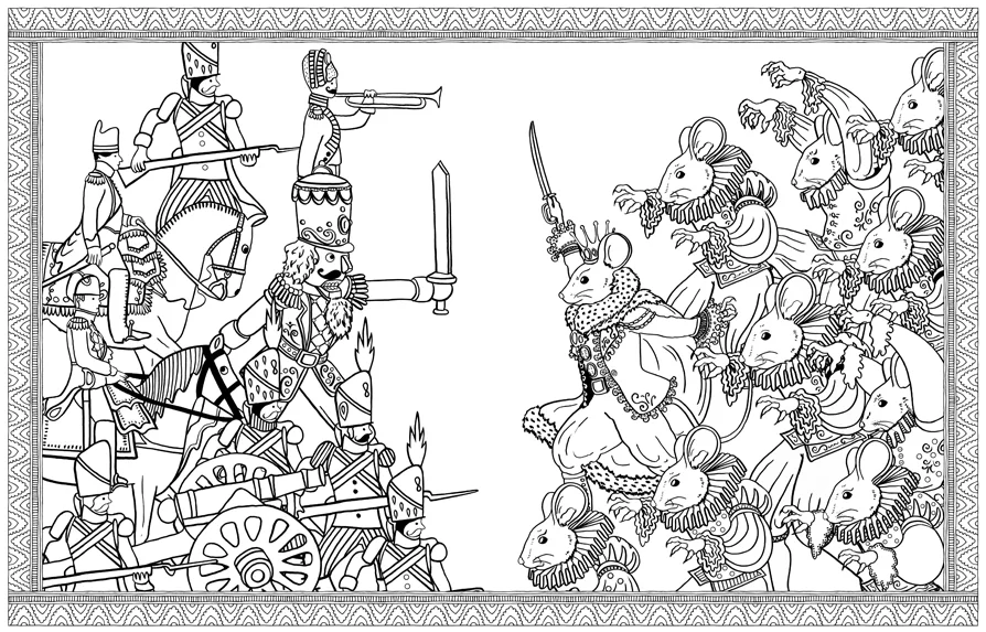 Nutcracker Mouse King Coloring Pages