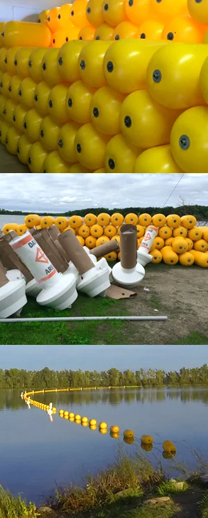 Water buoys for safety, signage and marking purposes | Hydrotika