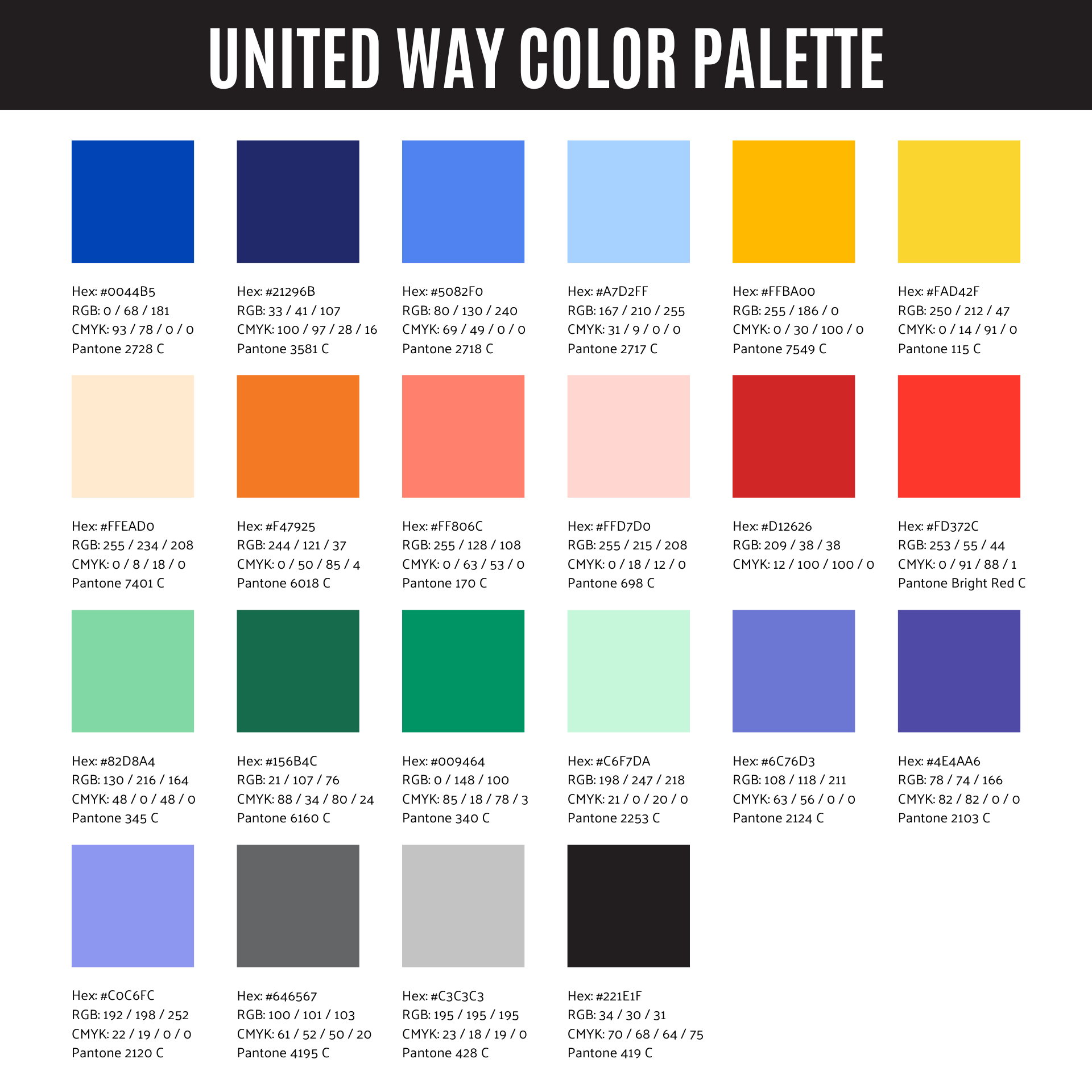 Branding kit 2024 — United Way of Southwest Michigan