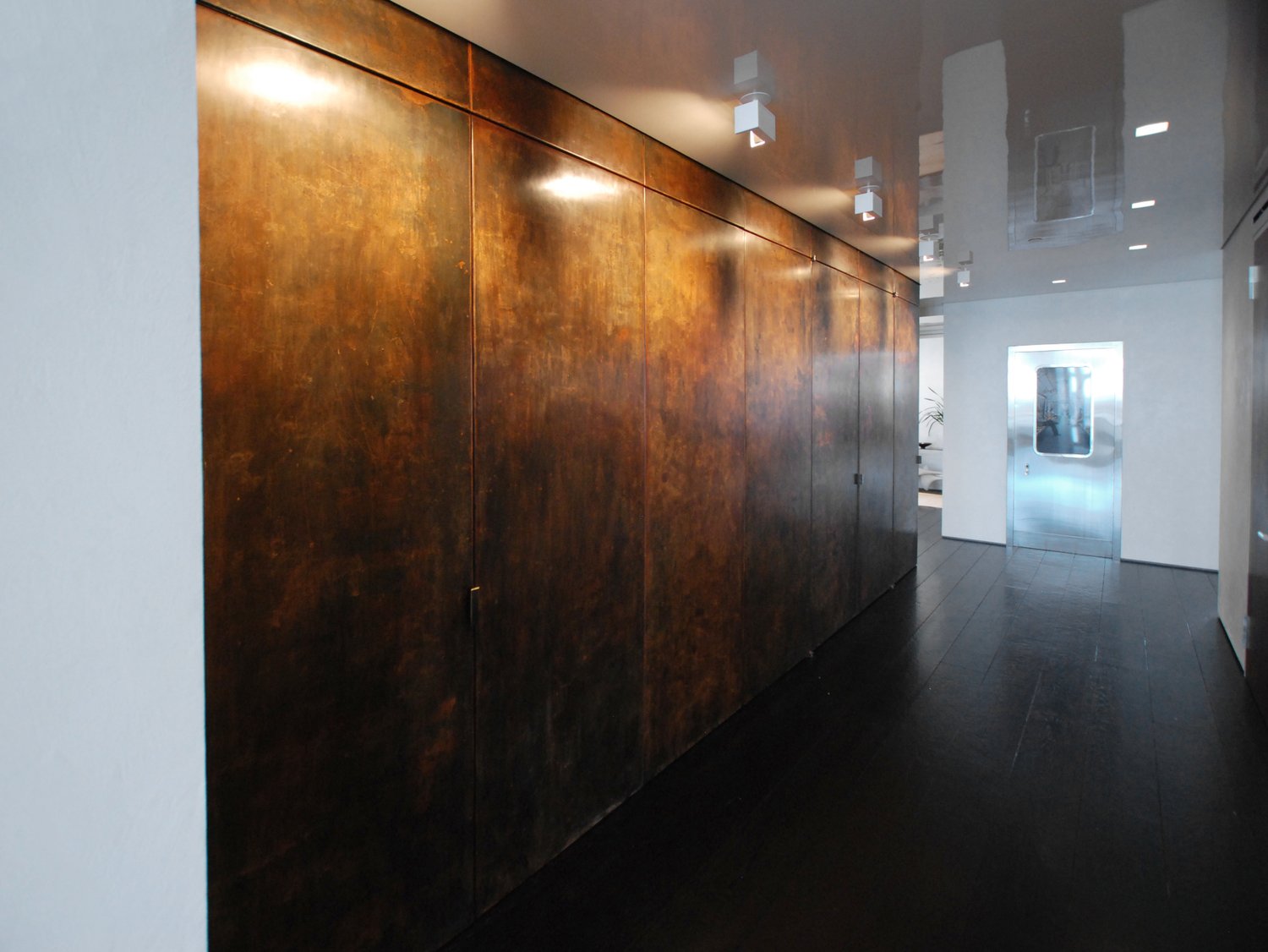 Brown Patina Wardrobe — Custom Metal Fabrication in Brooklyn NYC