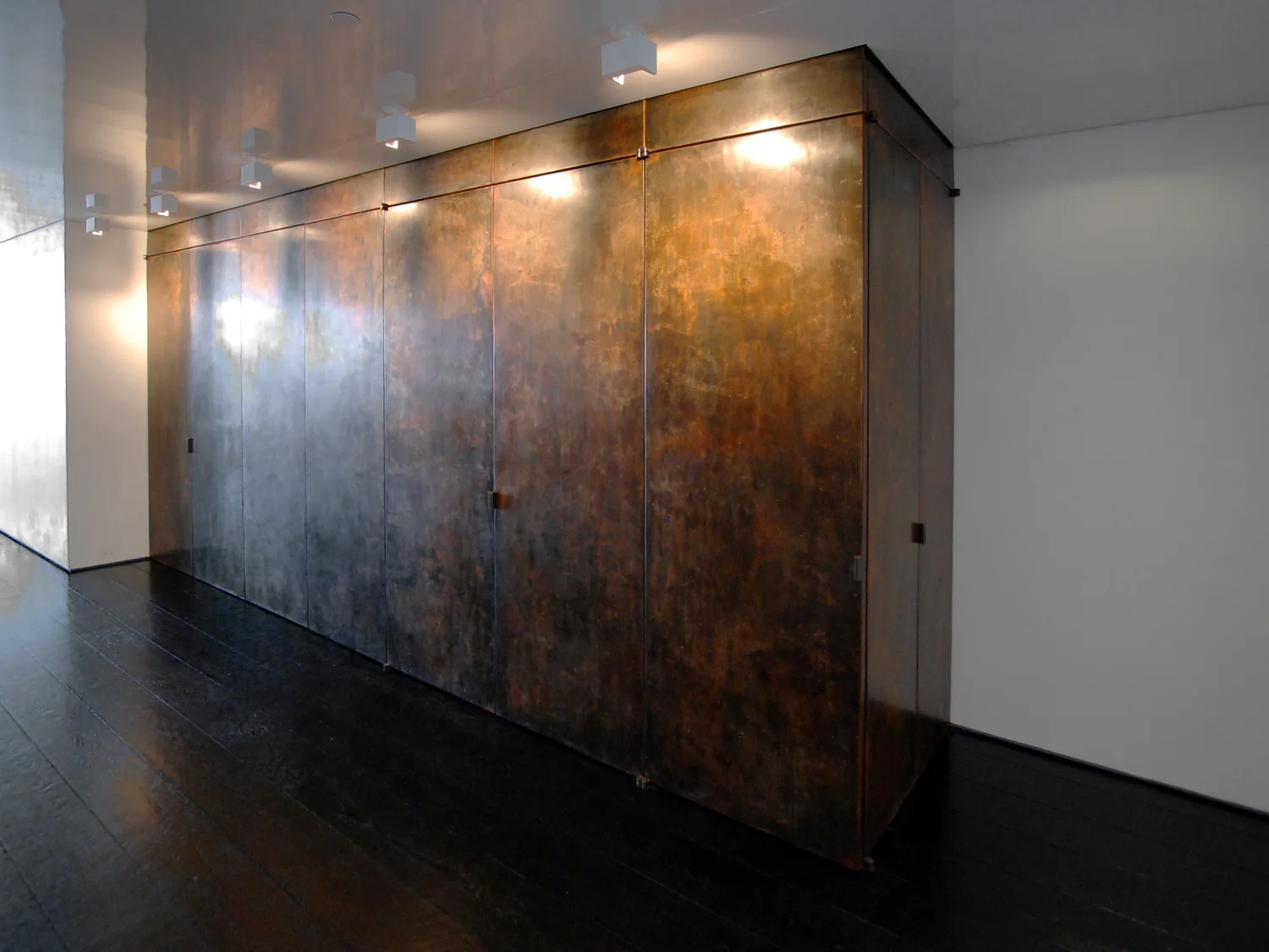 Brown Patina Wardrobe — Custom Metal Fabrication in Brooklyn NYC