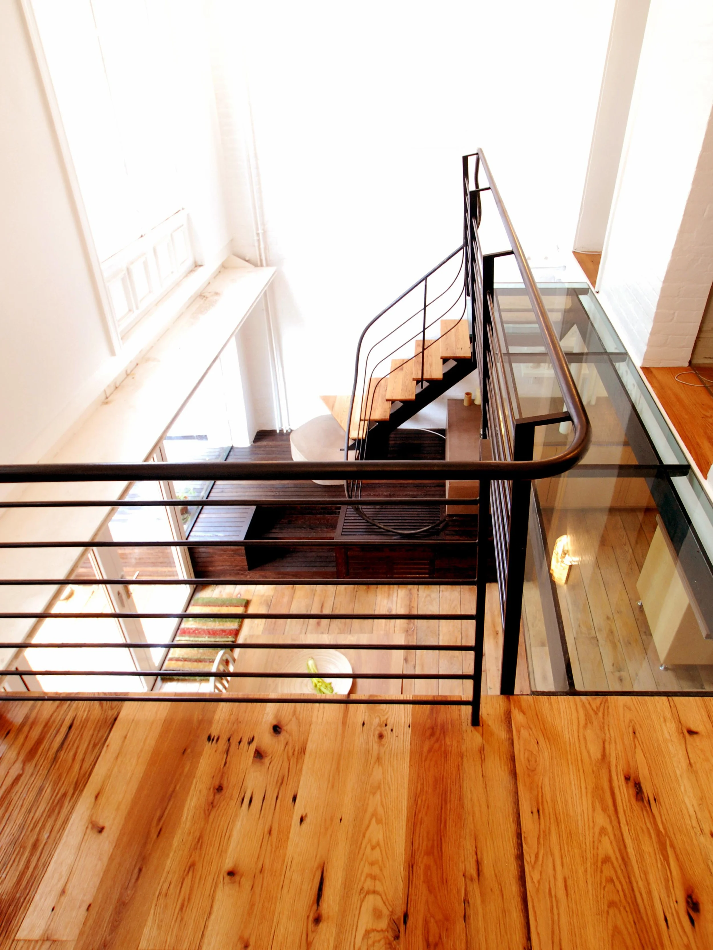 Glass Catwalk and Staircase — Custom Metal Fabrication in Brooklyn NYC