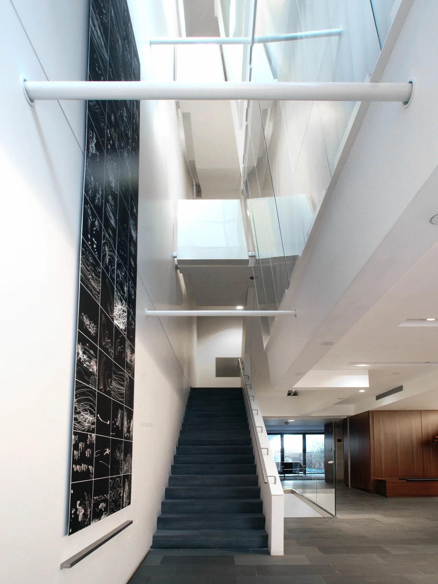 Four Story Glass Wall — Custom Metal Fabrication in Brooklyn NYC