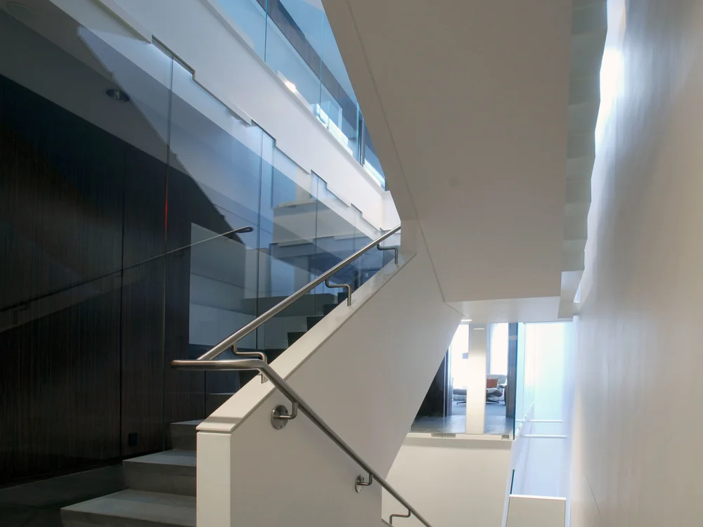 Four Story Glass Wall — Custom Metal Fabrication in Brooklyn NYC