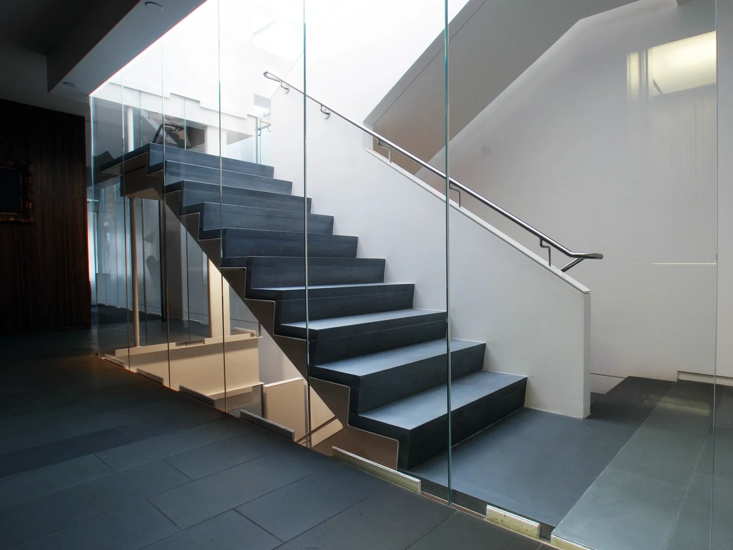 Four Story Glass Wall — Custom Metal Fabrication in Brooklyn NYC