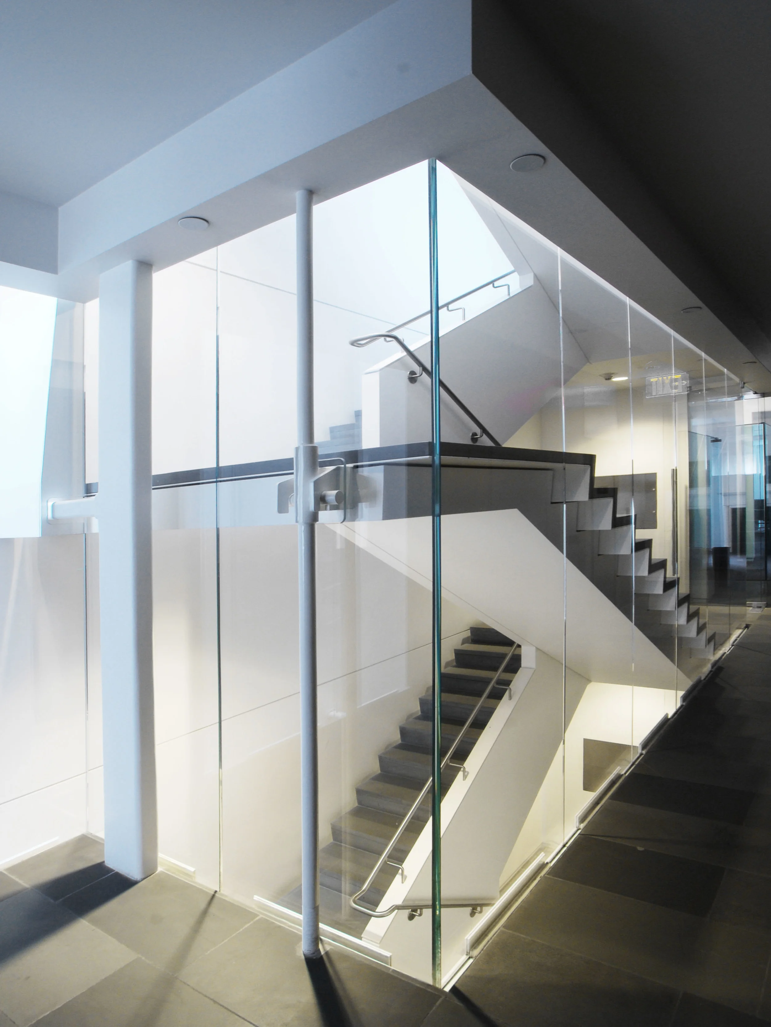 Four Story Glass Wall — Custom Metal Fabrication in Brooklyn NYC