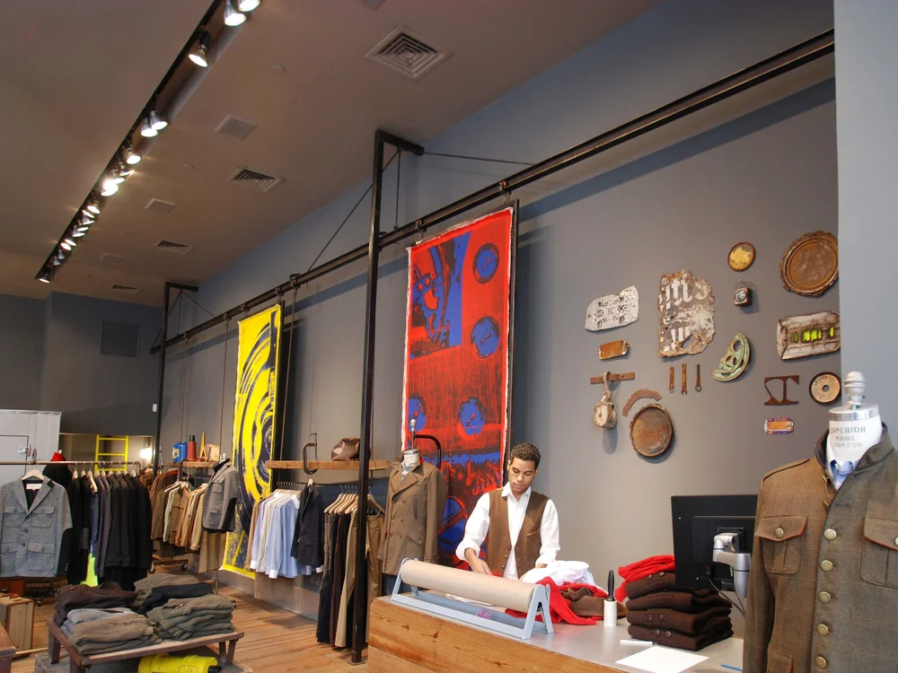 Blackend Movable Display Track — Custom Metal Fabrication in Brooklyn NYC