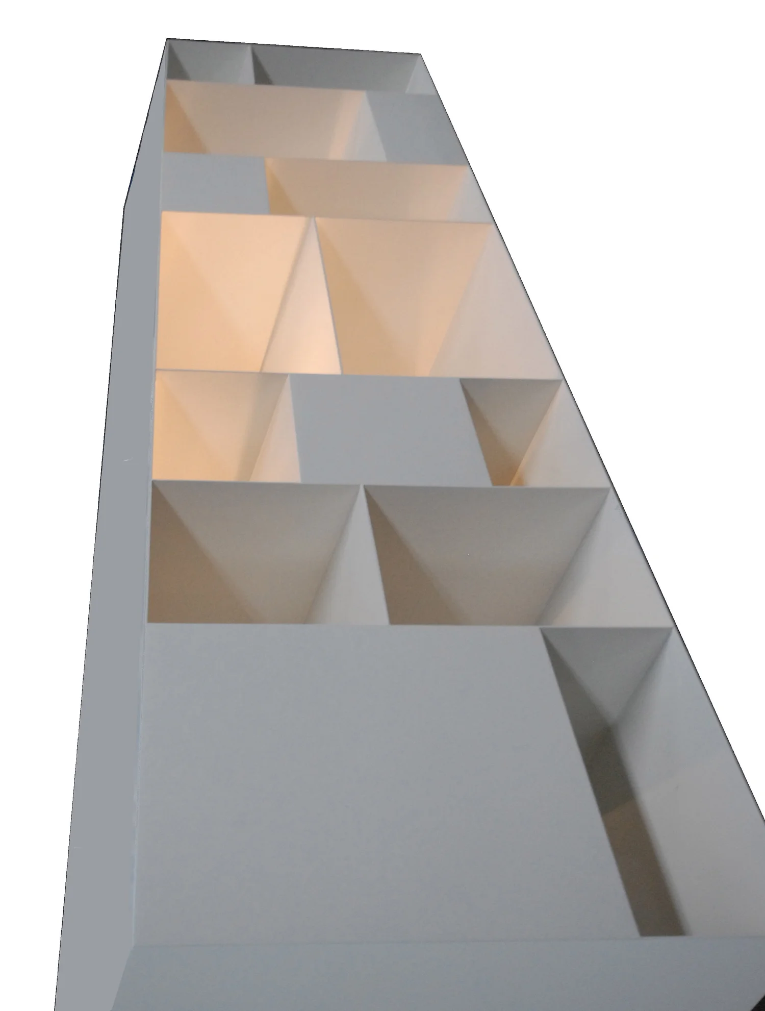 Metal Painted Bookcase — Custom Metal Fabrication in Brooklyn NYC