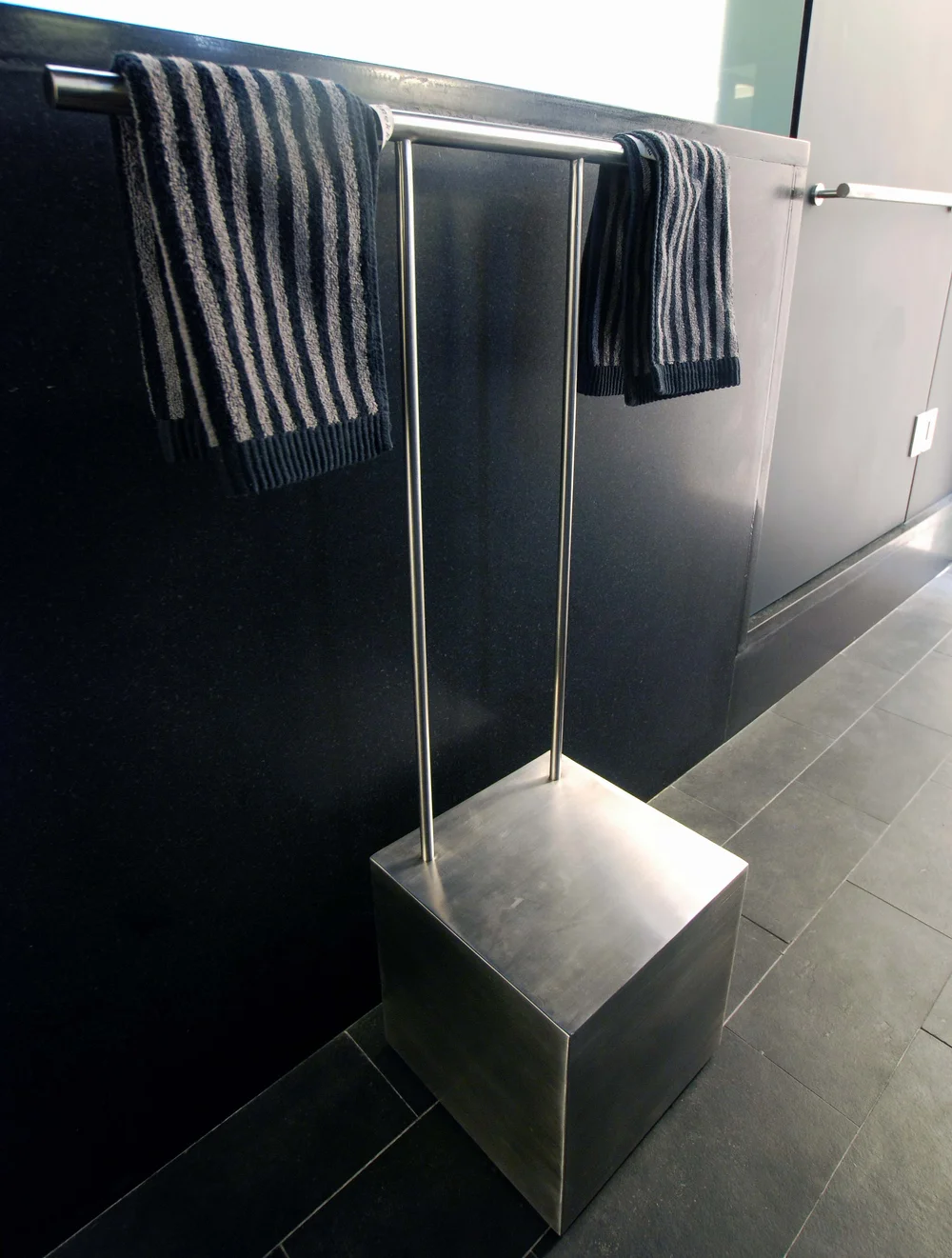 Portable Towel Bar — Custom Metal Fabrication in Brooklyn NYC