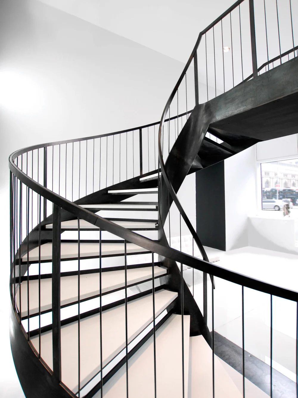 Helical Staircase — Custom Metal Fabrication in Brooklyn NYC