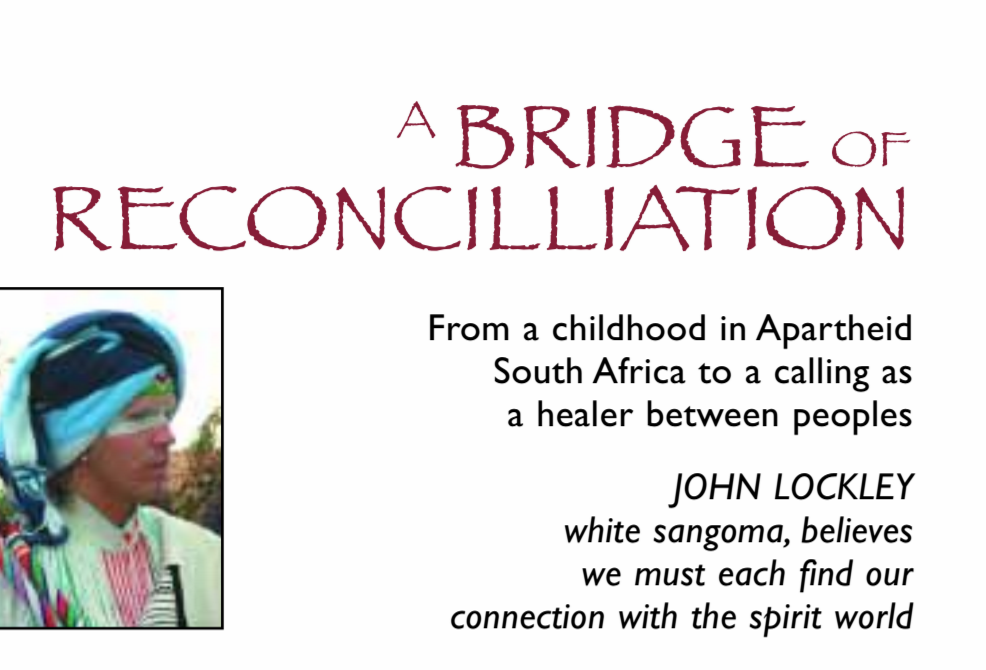 John Lockley: a traditionally trained Sangoma (African Shaman) from ...
