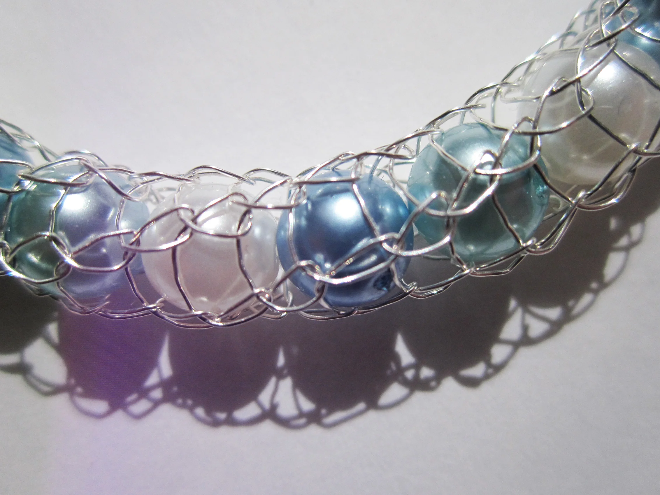 Learn how to French Knit with wire and beads