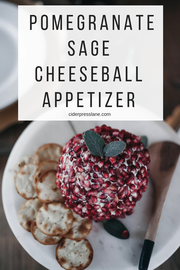 Our Most Loved Pomegranate Sage Cheeseball Appetizer — ciderpress lane