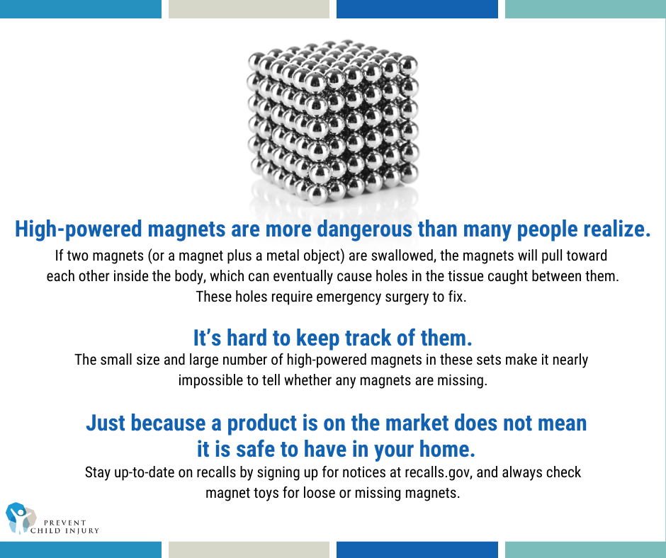 High-Powered Magnets — Prevent Child Injury