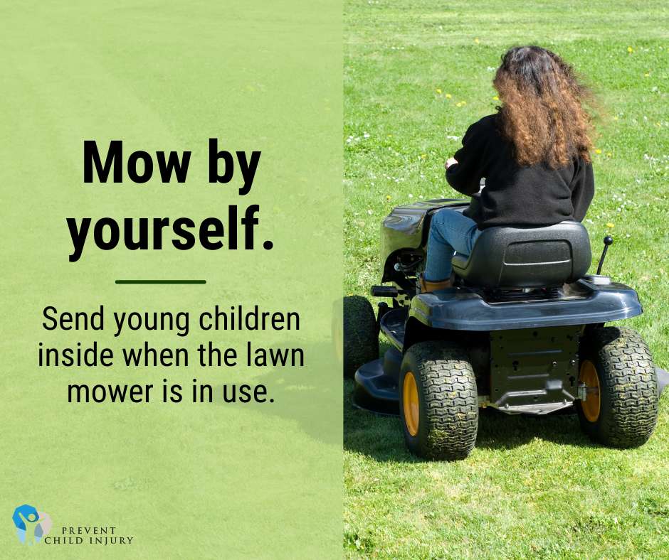 Lawn Mower Safety — Prevent Child Injury