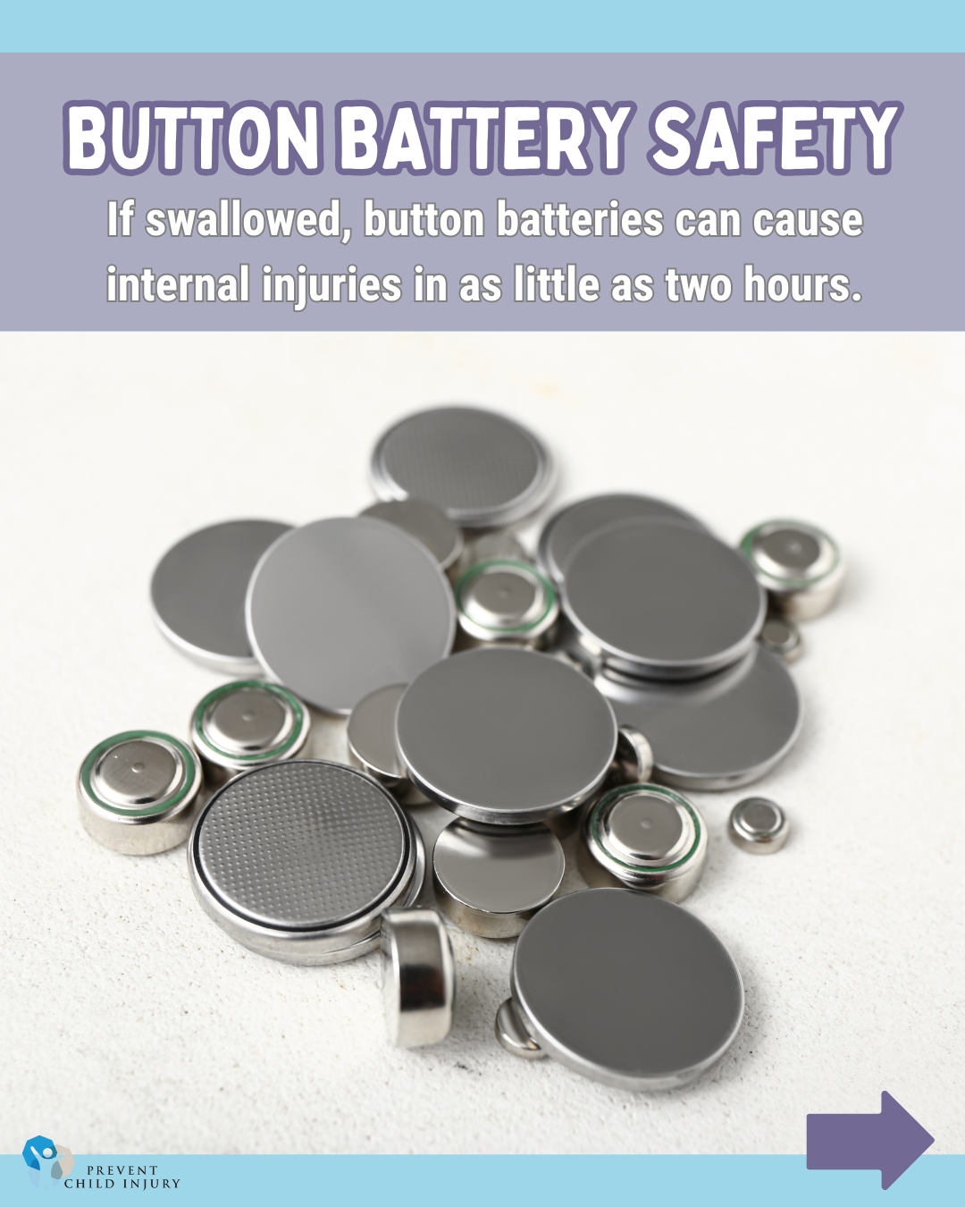 Button Battery Safety — Prevent Child Injury