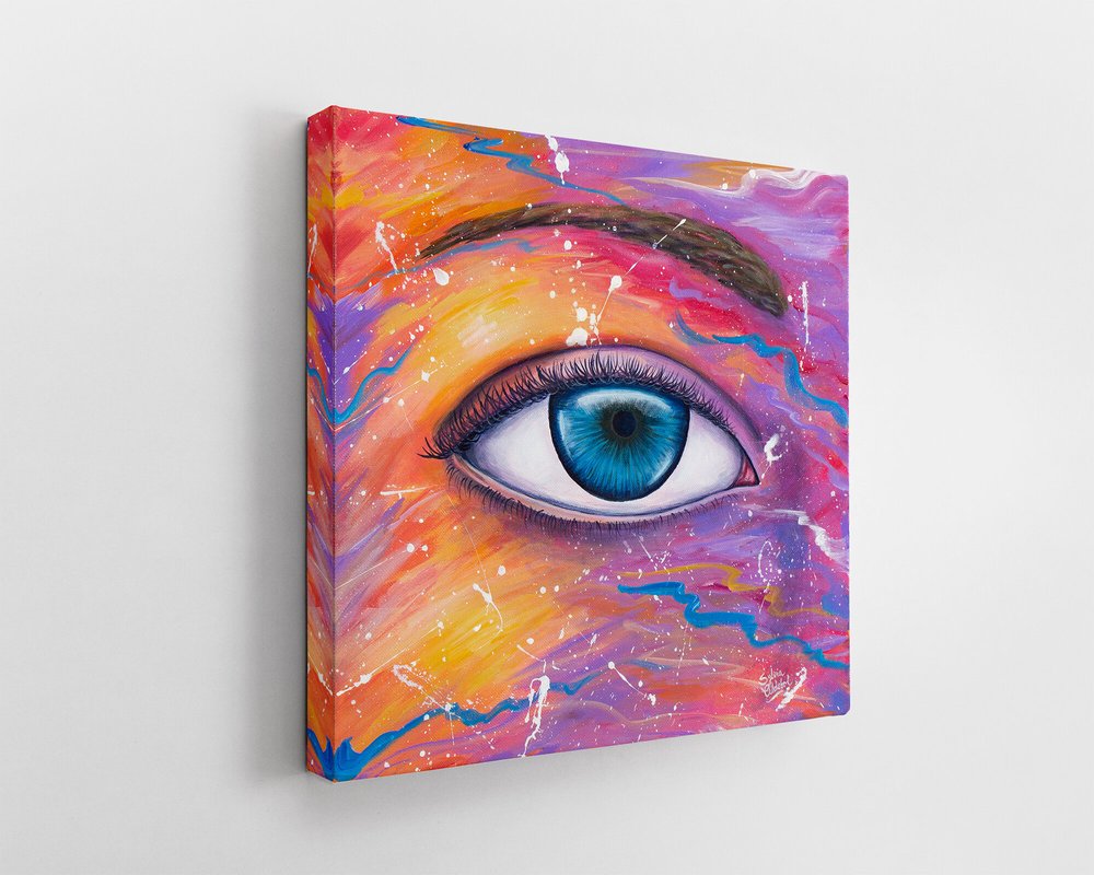 Eyes Painting Acrylic