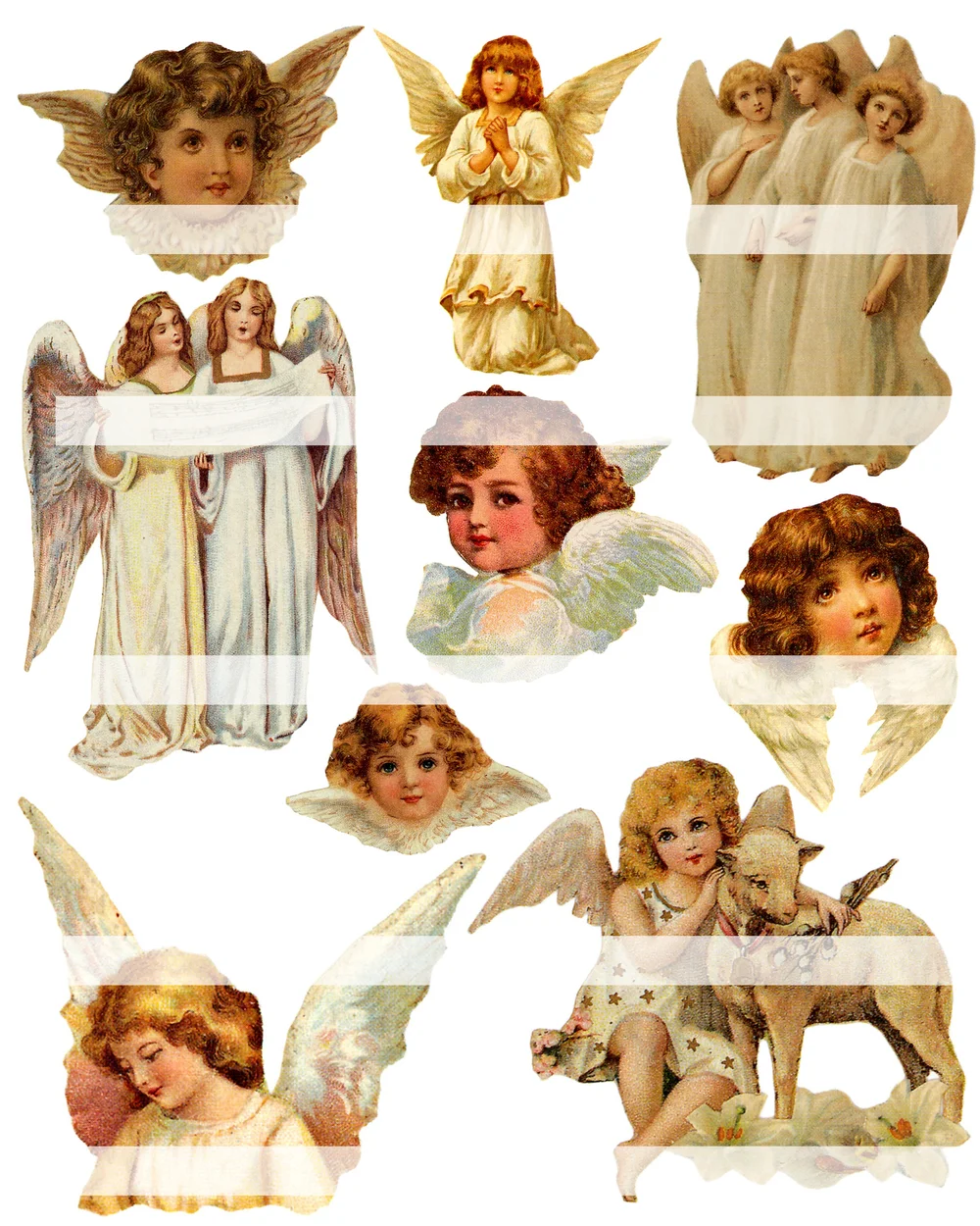 Angels Singing Clipart